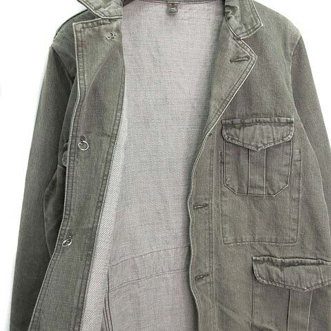 Spellbound Denim Coverall Jacket Khaki Gray 3 Men'S | eBay