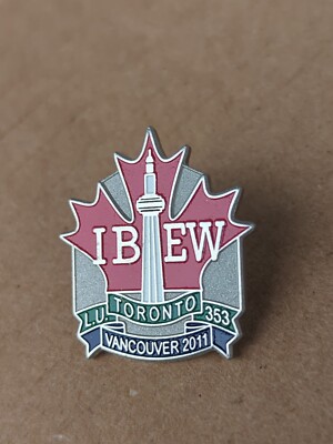 IBEW LOCAL UNION LU LAPEL PIN BROTHERHOOD ELECTRICAL WORKERS 353 | eBay