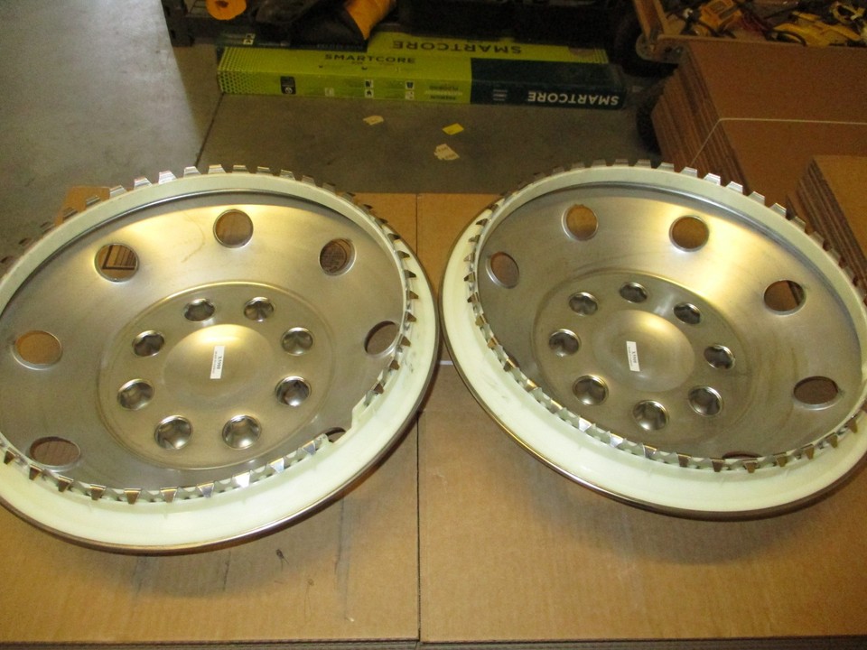 16" SPRINTER SUPER SINGLE VAN RV STAINLESS STEEL WHEEL SIMULATORS WIDE ...