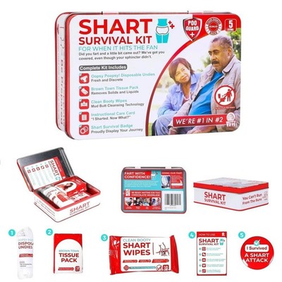 Funny Shart Survival Kit By Witty Yeti Ultimate Poop Prank Gag Gift Set ...