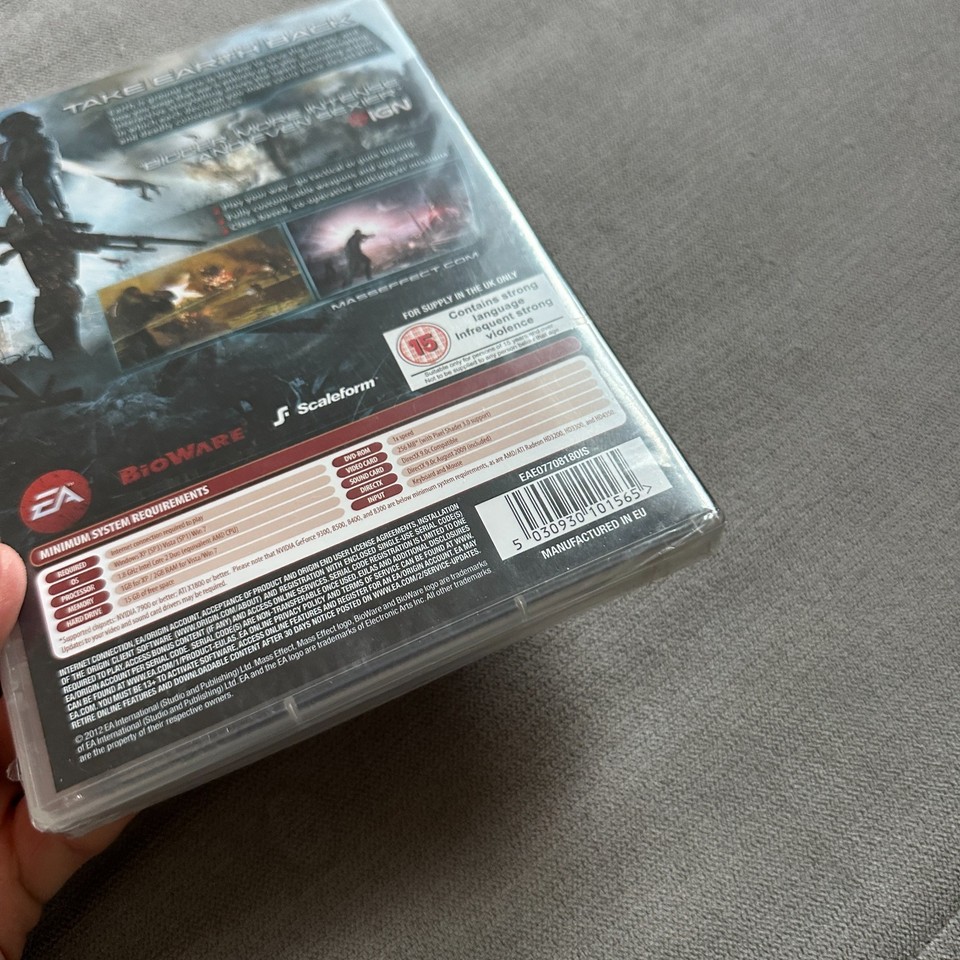Mass Effect 3 PC Game DVD Video Game EA BioWare PAL Sci-Fi RPG Shooter ...