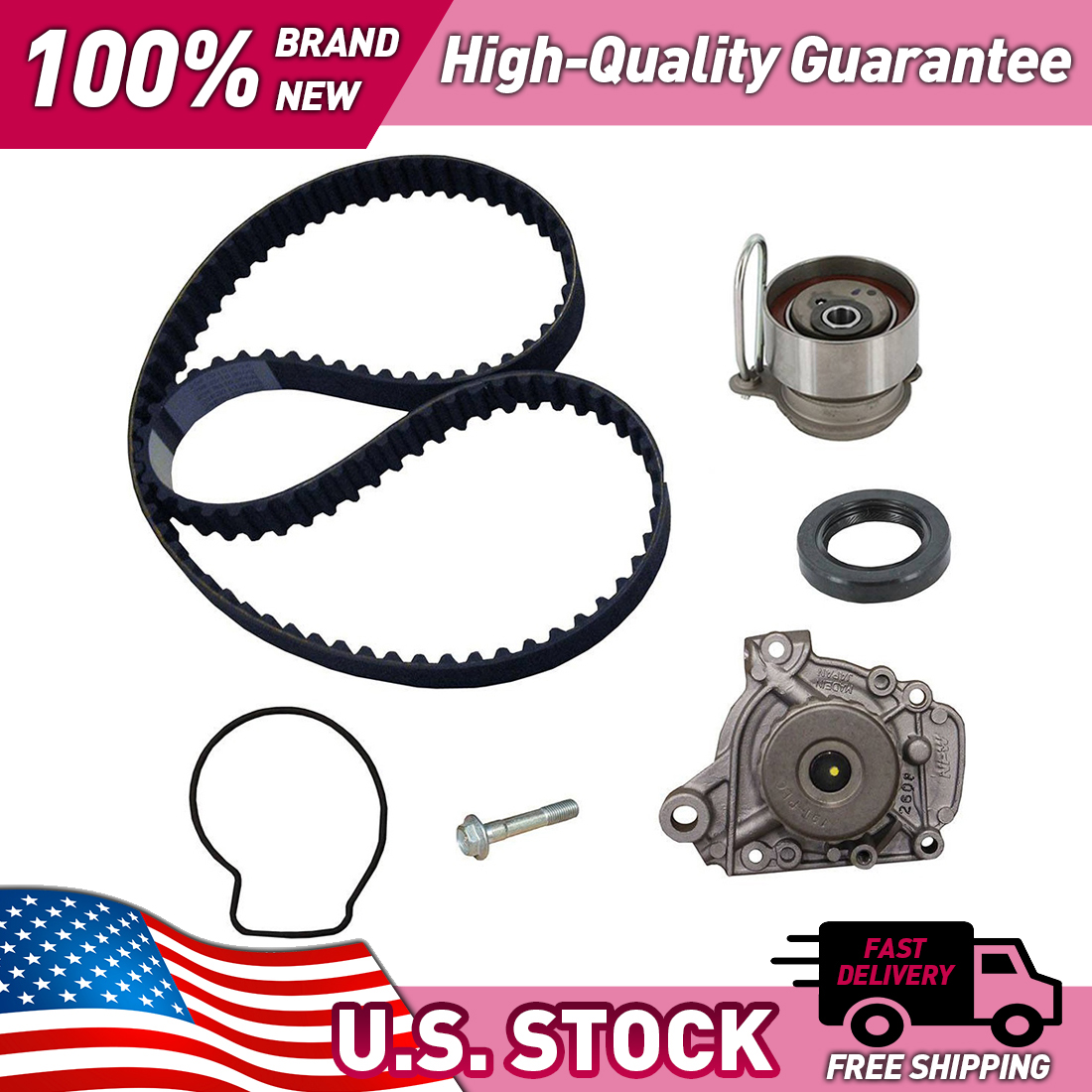 Timing Belt & Component Kit for Acura EL 2001 2003 2004 2005 1.7L L4 ...