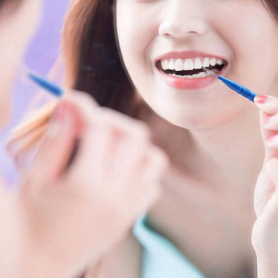 Dental Orthodontic Interdental Brush Floss Sticks Tooth Floss Teeth ...