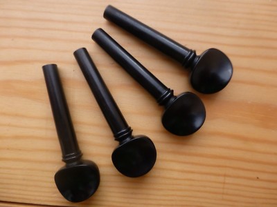 EBONY VIOLA PEGS, 4 PIECES, ENGLISH STYLE, PROFESSIONAL QUALITY! | eBay UK