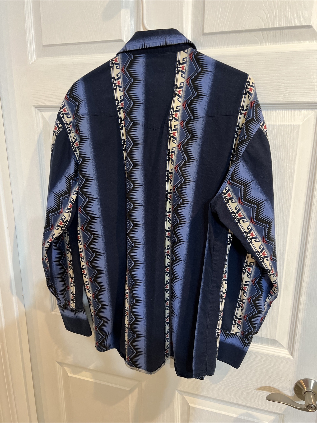Vintage RARE Wrangler 90s Western Cowboy Aztec Southw… - Gem