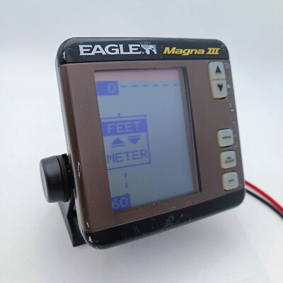 EAGLE LOWRANCE Magna 3 Fishfinder Sonar Depth Sounder FishMark Fish ...
