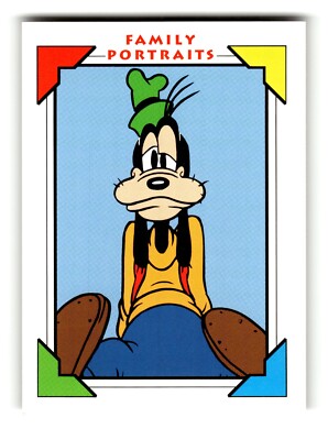 1991 Walt Disney Family Portraits Goofy's Bio Trading Card #108 | eBay