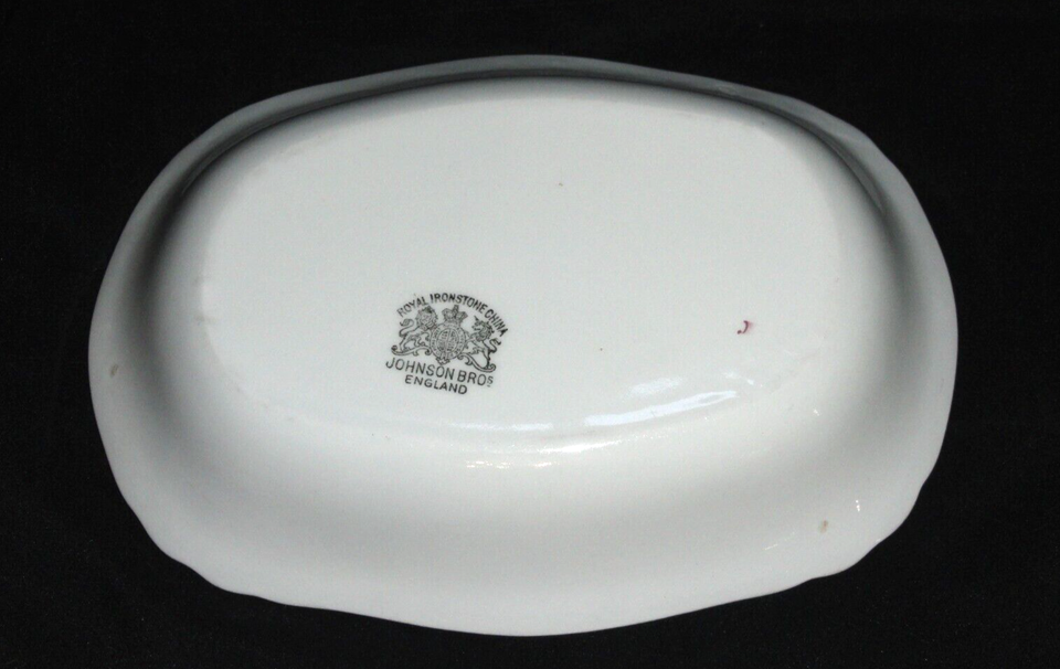 Johnson Bros Royal Ironstone China ~ Oval Vegetable Bowl ~ Tea Leaf ...