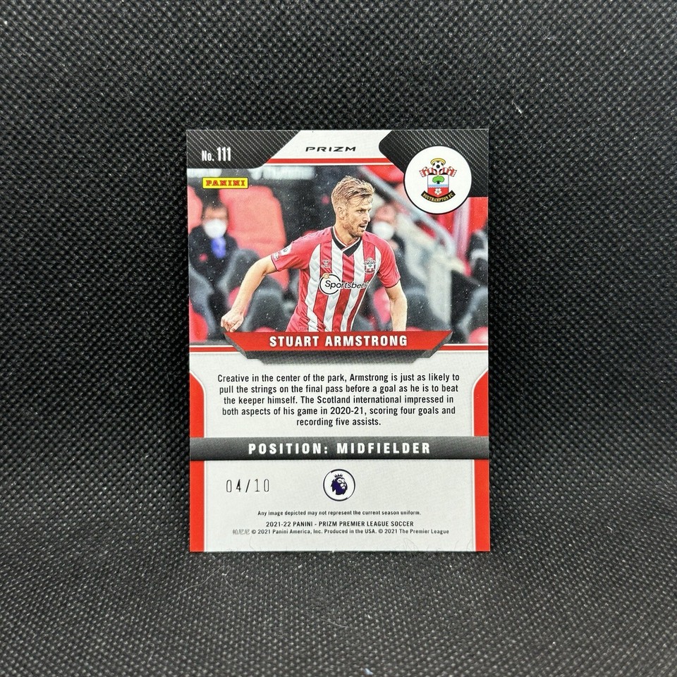 Stuart Armstrong /10 GOLD Southampton 2021 Prizm Premier League #111 | eBay