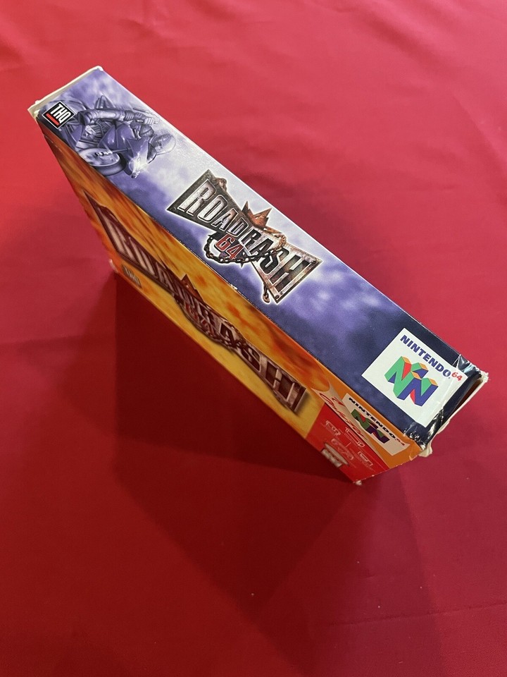ROAD RASH 64 Nintendo 64 CIB - Complete In Box w/ RARE Poster! N64 Game ...
