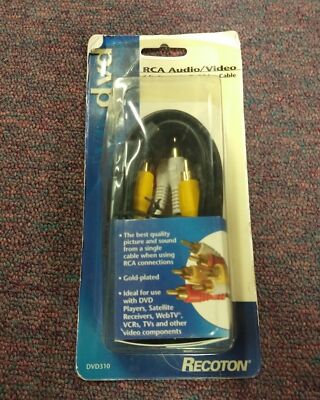 Recoton RCA Audio/video Cable 6ft | eBay