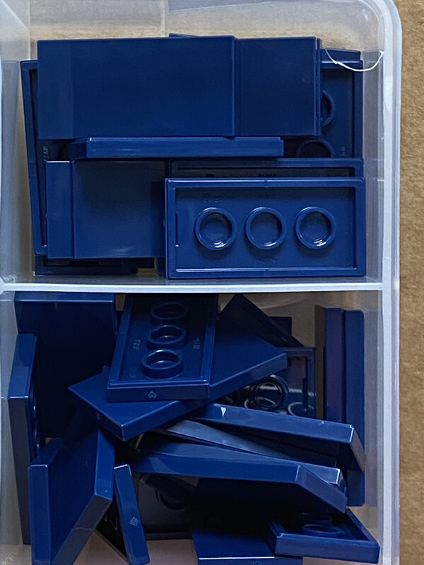 LEGO Parts - Dark Blue Tile 2 x 4 - No 87079 - QTY 40 | eBay