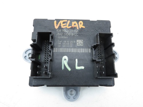 2019 LR RANGE ROVER VELAR L560 REAR PASSENGER SIDE DOOR CONTROL MODULE ...