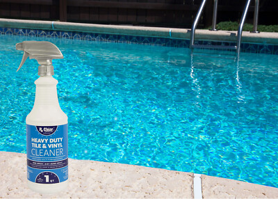 Swimming Pool Tile & Vinyl Liner Chemical Cleaner - 1 QT Bottle (Choose ...