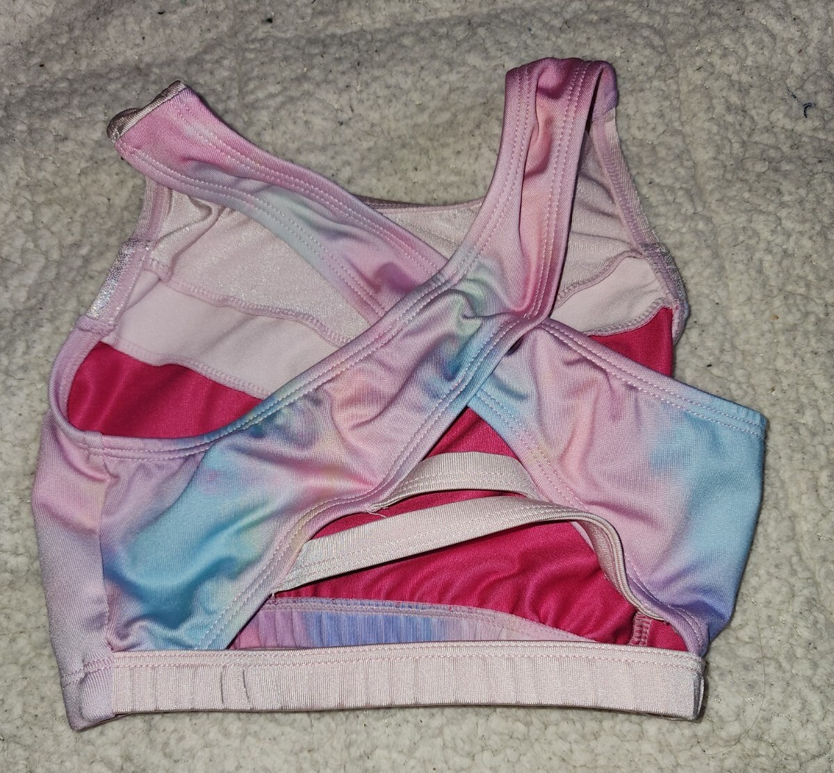 Dance Sports Bra 7/8 Girls Glitter More Then Magic | eBay