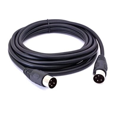 4 Pin DIN Male Plug Connector Cable, 4 Pin DIN Male to Male 3 Meter / 9 ...