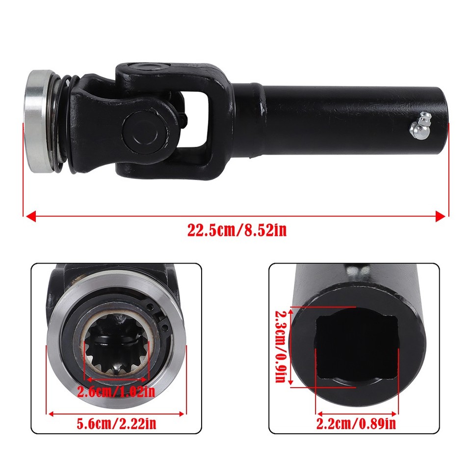 New Female PTO Half Shaft For Grasshopper 398914 U-Joint Coupler Deck ...