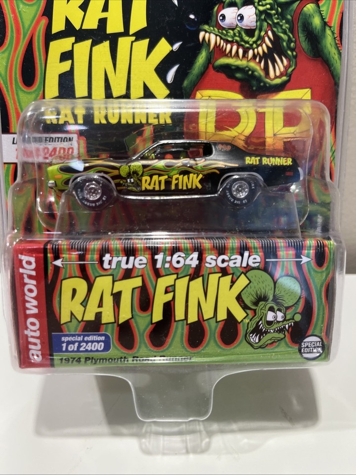 Auto World Rat Fink Plymoth Road Runner C33 | eBay