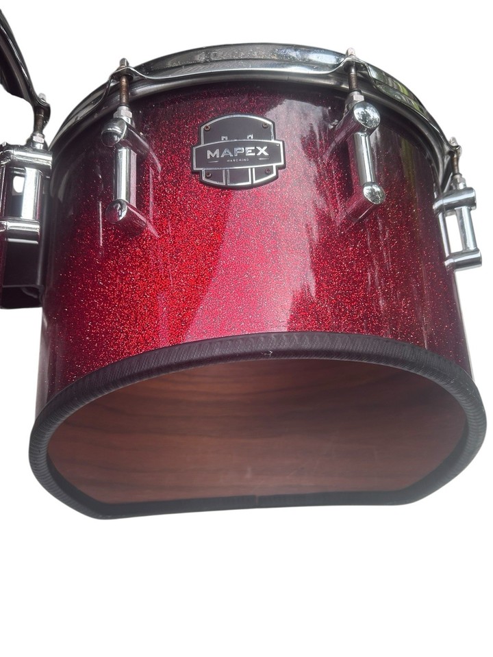 🔥🔥Mapex Quantum Marching Quints 5pc With Case Sonic Saver Hoops- Red ...