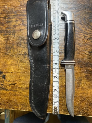 Buck 102 Woodsman Knife USA 1987 w/ Flap Sheath - Nice! | eBay