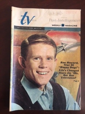 1974, Ron Howard, "TV Channels" Guide (Happy Days 1st Season) Scarce | eBay