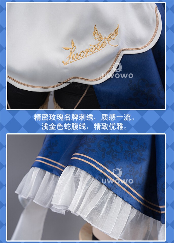 Genshin Impact Sucrose Cosplay Costume Maid Dress Women Girl Party ...