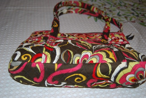 Vera Bradley Little Betsy Handbag Retired Puccini Purse Tote | eBay