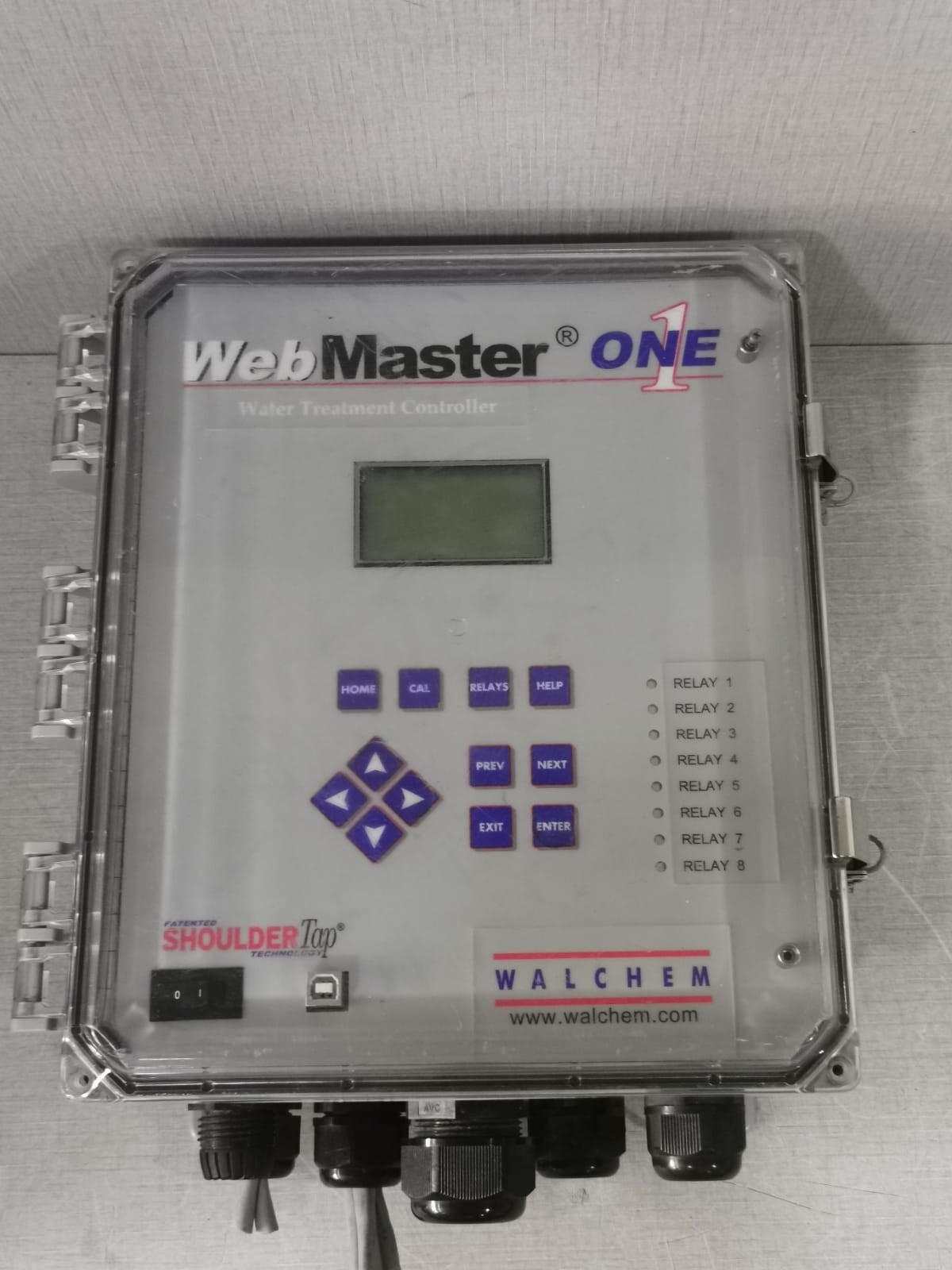 WALCHEM WEBMASTER ONE WMT8131-6PNBN2 WATER TREATMENT CONTROLLER- FOR ...