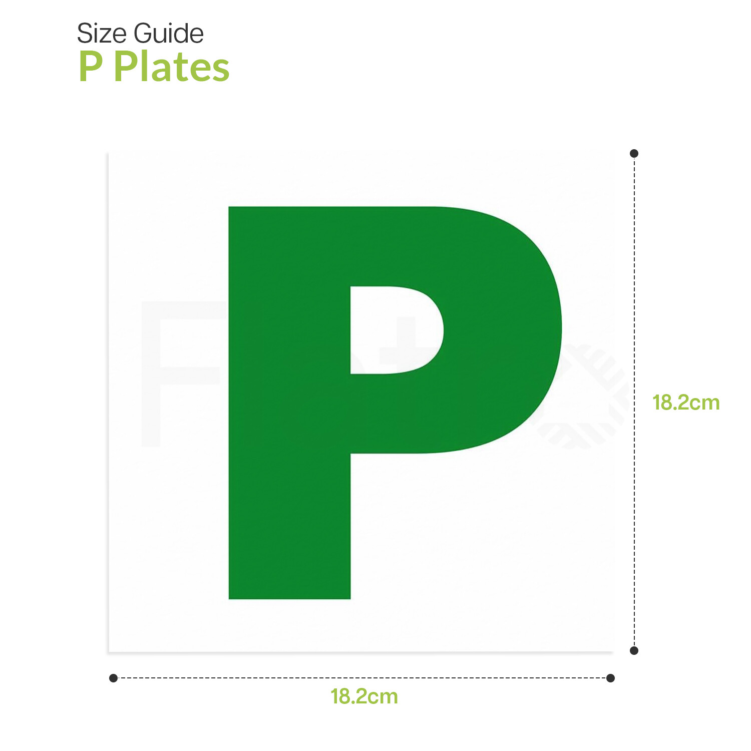 4x Magnetic L & P Plates Car Learner Sign Stickers Vehicle Sticker Easy ...