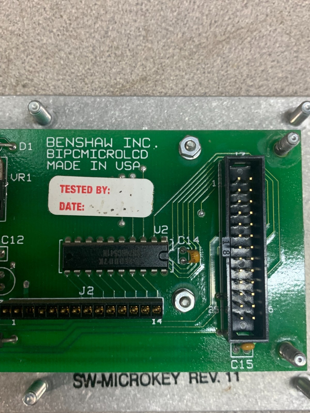 USED BENSHAW SW-MICROKEY DISPLAY ASSEMBLY KEYPAD BIPCMICROLCD | eBay