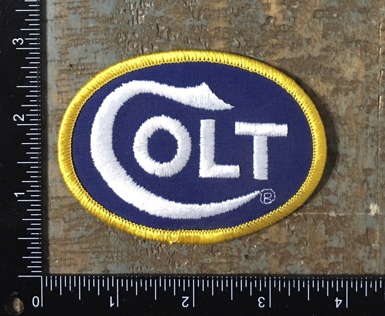 Vintage COLT FIREARMS Guns Rifles Hunting Company Logo Embroidered Iron-On Patch | eBay