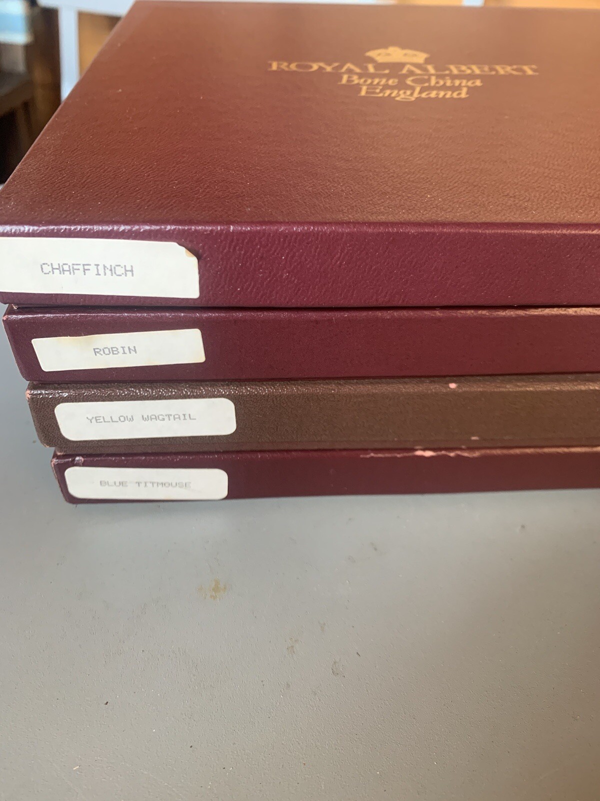 Royal Albert boxed cabinet plates woodland bird’s collection | eBay UK