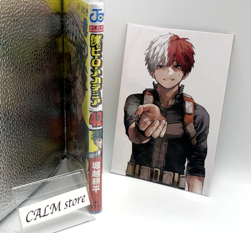 My Hero Academia Vol 42 Japanese Manga 1st w/ Todoroki illustration ...
