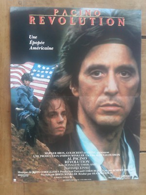 Locandina Revolution Hugh Hudson Al Pacuno Donald Sutherland & Kinski ...