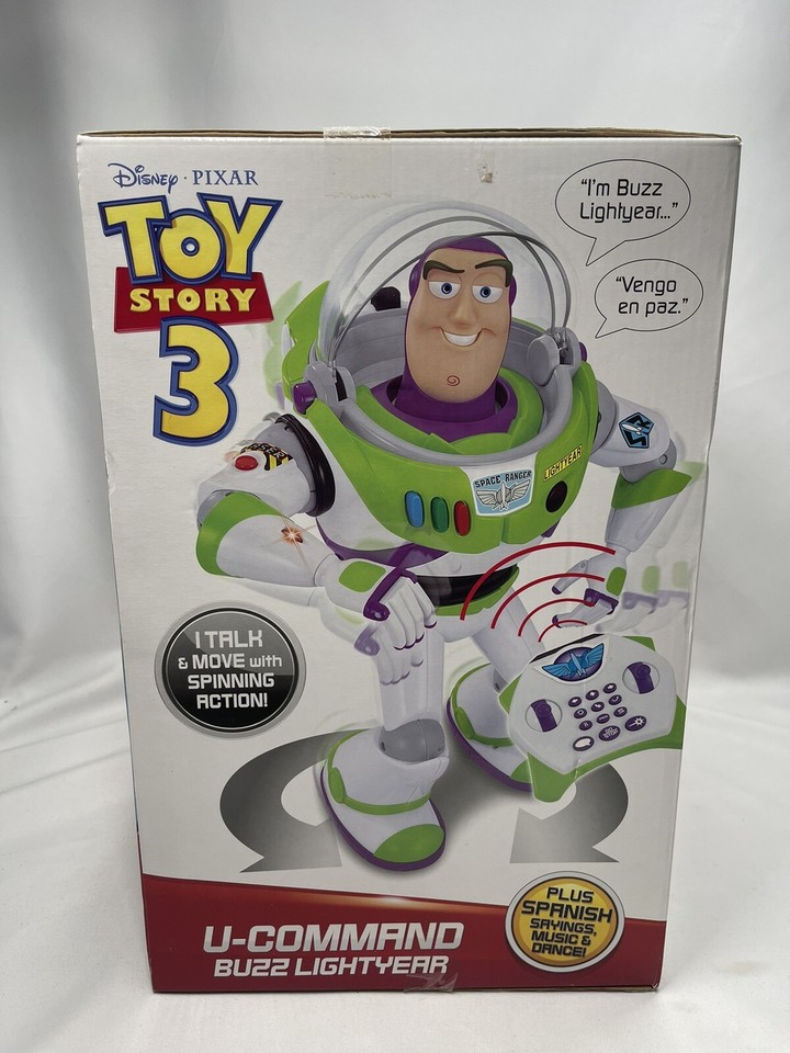 DISNEY PIXAR TOY STORY 3 U COMMAND BUZZ LIGHTYEAR REMOTE CONTROL NOS ...