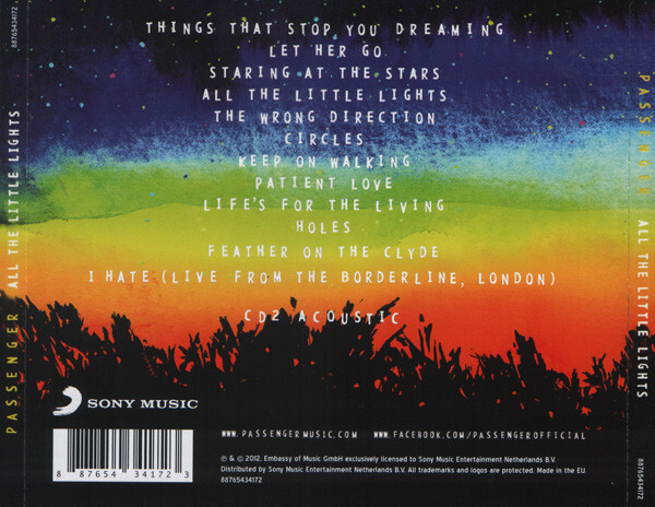 All the Little Lights (Jewlcase Edition) by Passenger (CD, 2012) for ...