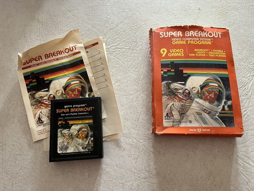 SUPER BREAKOUT ATARI 2600 Used With Box And Manual | eBay
