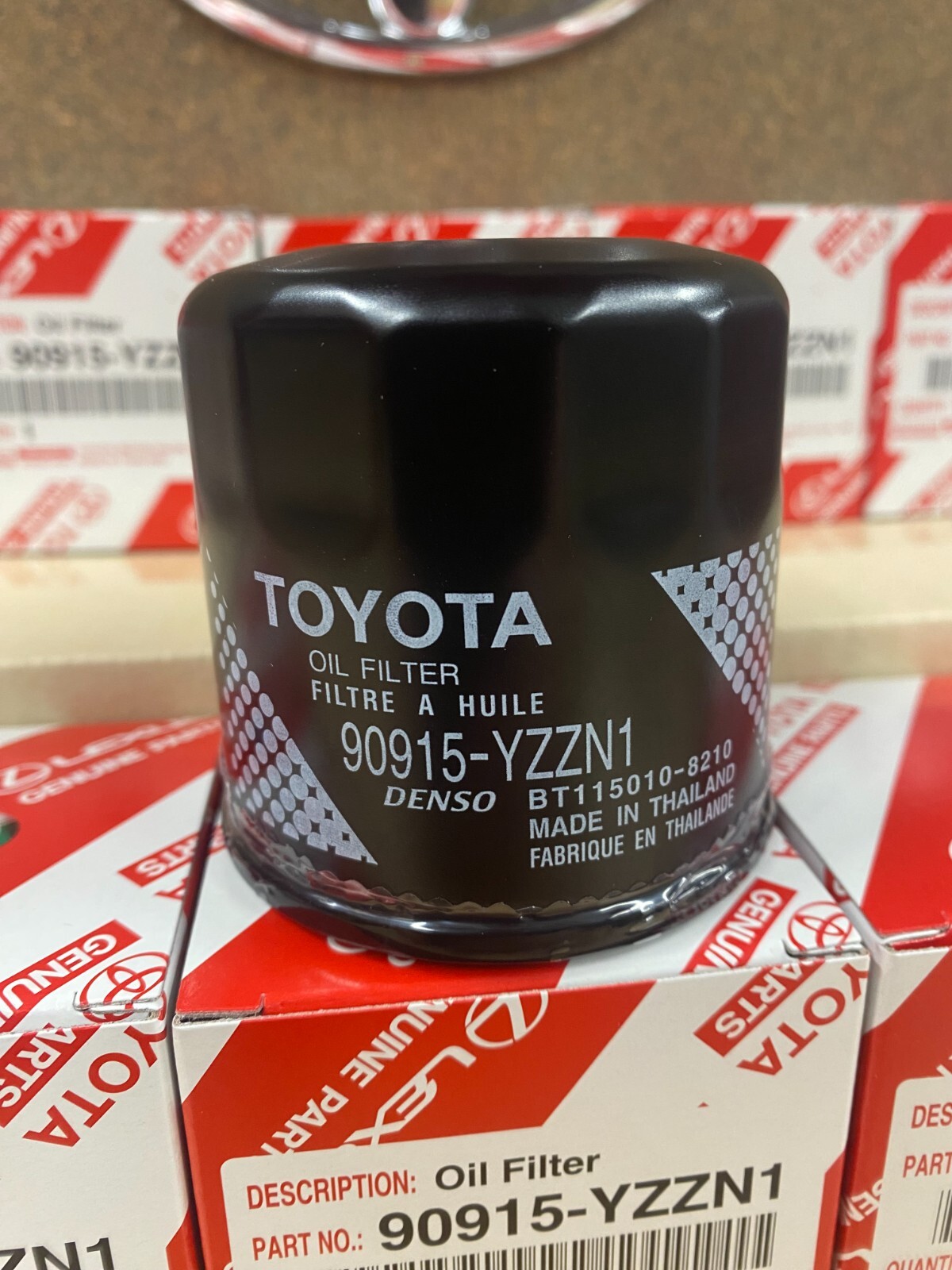 TOYOTA GENUINE OEM OIL FILTER QUANTITY PACK OF 10 PART# 90915YZZN1 ...