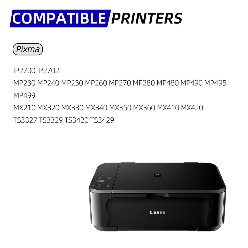 PG-210XL CL-211XL Ink Cartridge replacement for Canon PIXMA MP240 250 ...