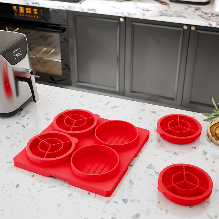 Stackable Patty Tray Burger Patty Press Dishwasher Safe Uniform Patty ...