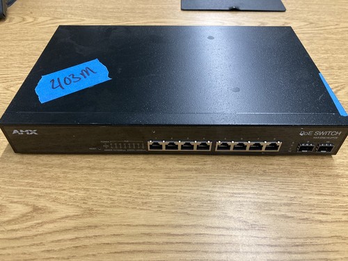 AMX PoE Switch NXA-ENet8- 2PoE | eBay