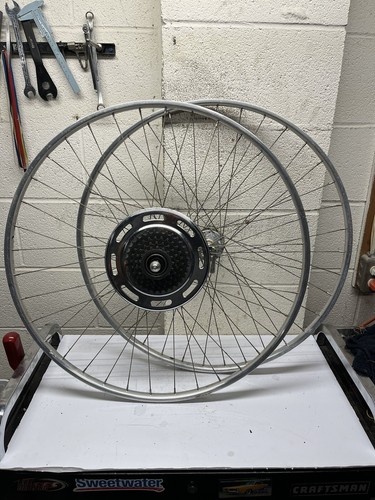 Vintage Weinmann 27x1-1/4” Alloy Wheel Set Schwinn Super Sport 70s 10 ...