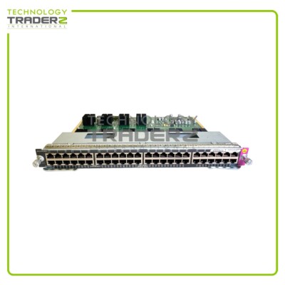 WS-X4748-RJ45-E V02 Cisco Catalyst 4500E 48-Port Line Card 68-4169-02 ...