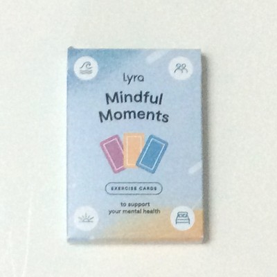Lyra Mindful Moments Exercise Cards to Support Your Mental Health | eBay