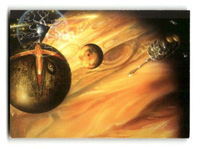 1995 FPG Bob Eggleton Fantasy Collectible Card #77 David and Goliath LP ...