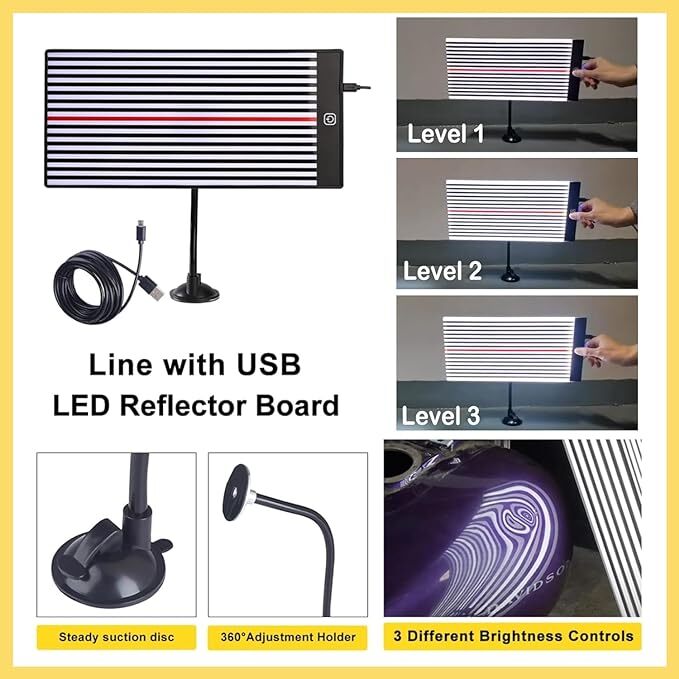 118PCS Paintless Dent Removal Rods Stainless Steel Tool Kit PDR Dent ...