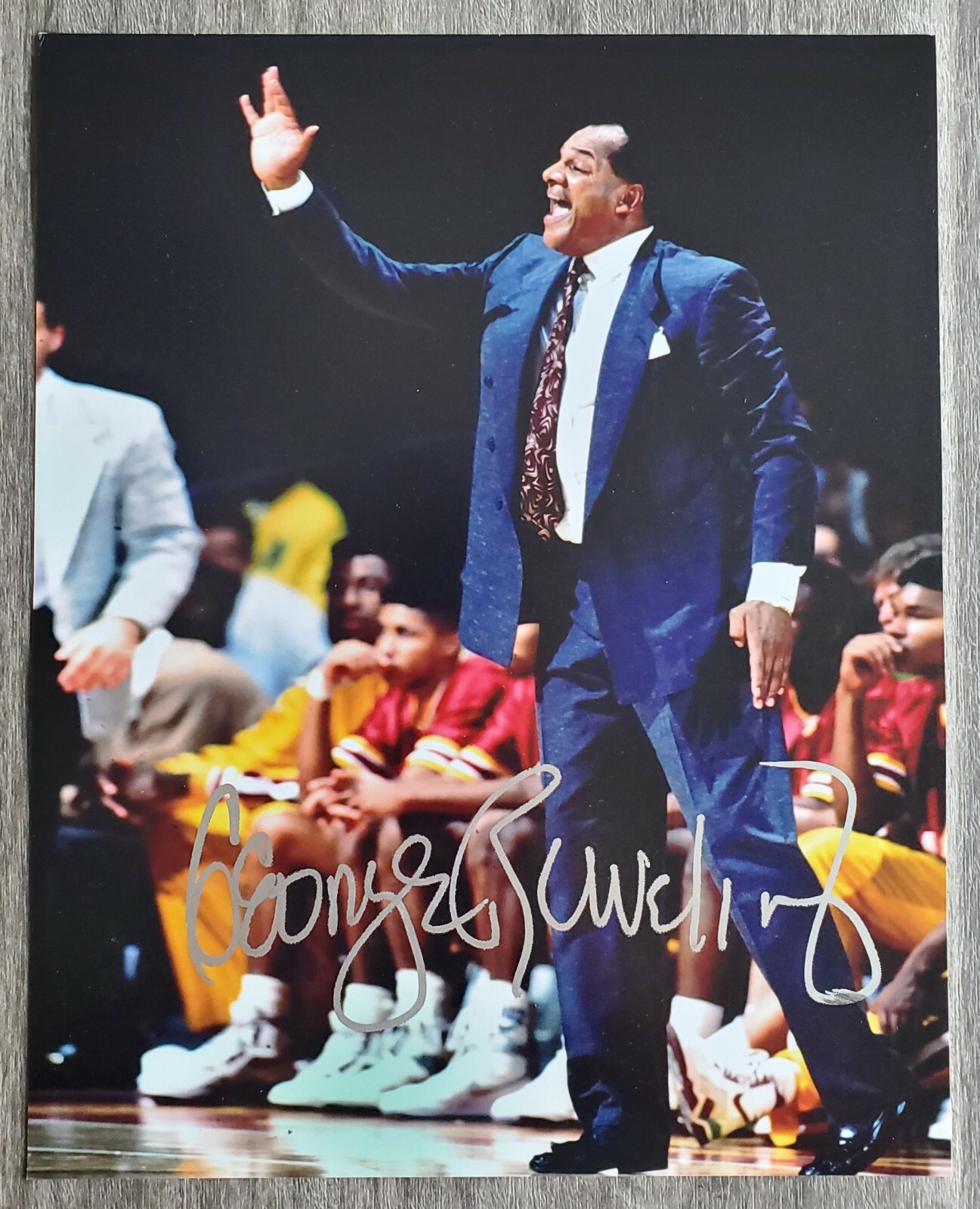 George Raveling Signed 8x10 Photo NCAA NBA HOF Coach Villanova USC Iowa ...