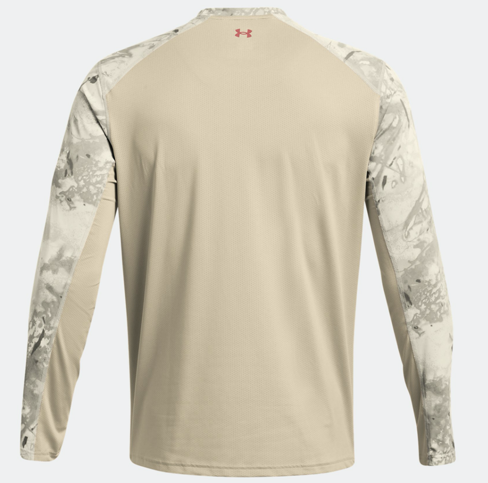 Under Armour Men's UA Fish Pro Camo Long Sleeve 1383573 289 Khaki/Red ...