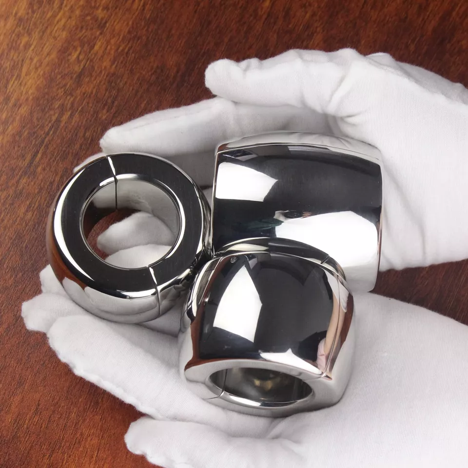 Male Strong Ball Stretcher Magnetic Stainless Steel Weight Heavy ...