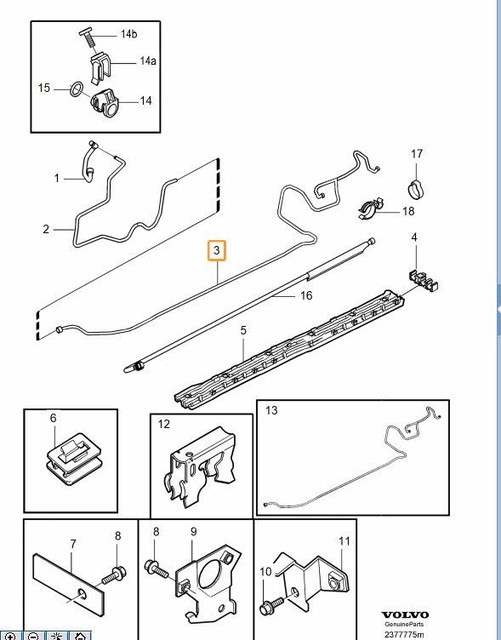 Genuine Volvo Pressure Pipe 30683028 for sale online | eBay